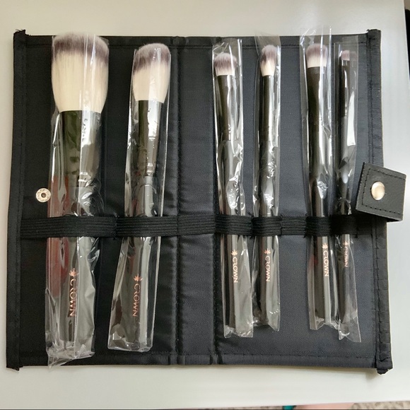 Crown Pro | Makeup | Crown Pro Brush 6 Piece Brush Set New | Poshmark